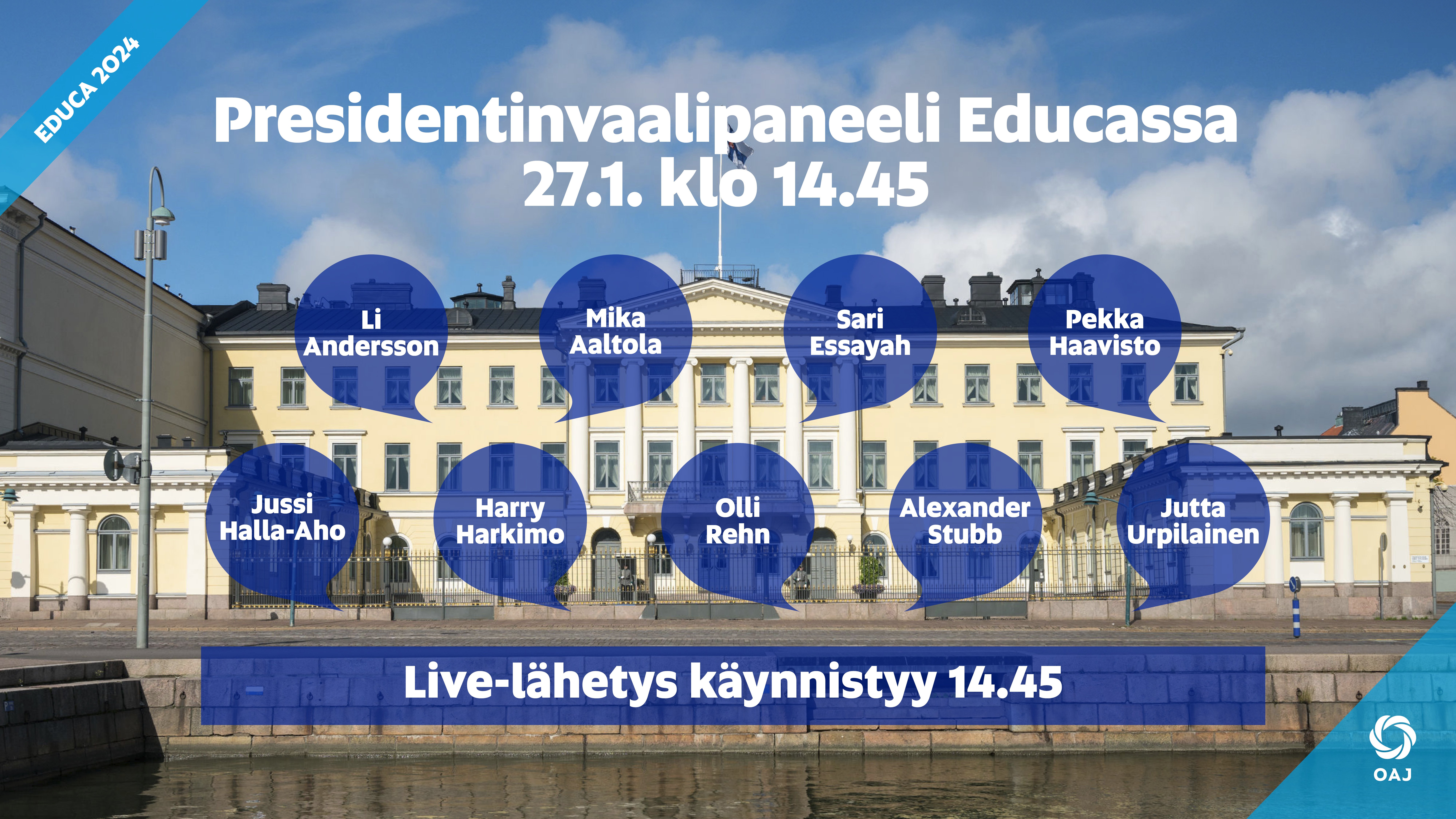 Sivistys Suomen supervoimana – presidenttiehdokkaiden keskustelu